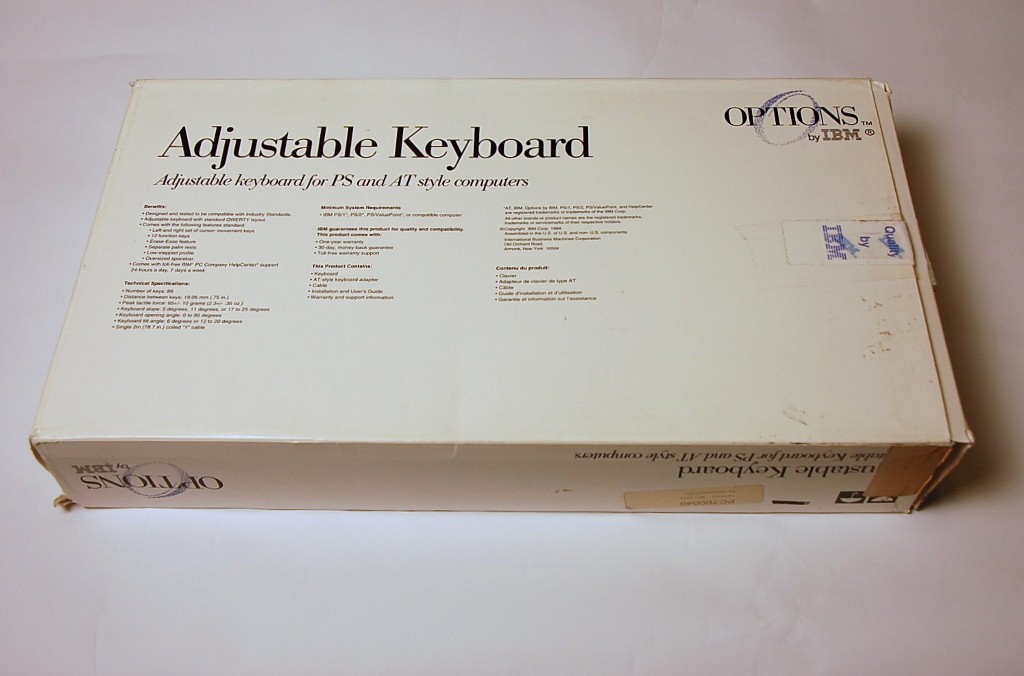 1994 Options for IBM model M15 (ergonomic) 13H6689 02 NOV 94 NEW ...
