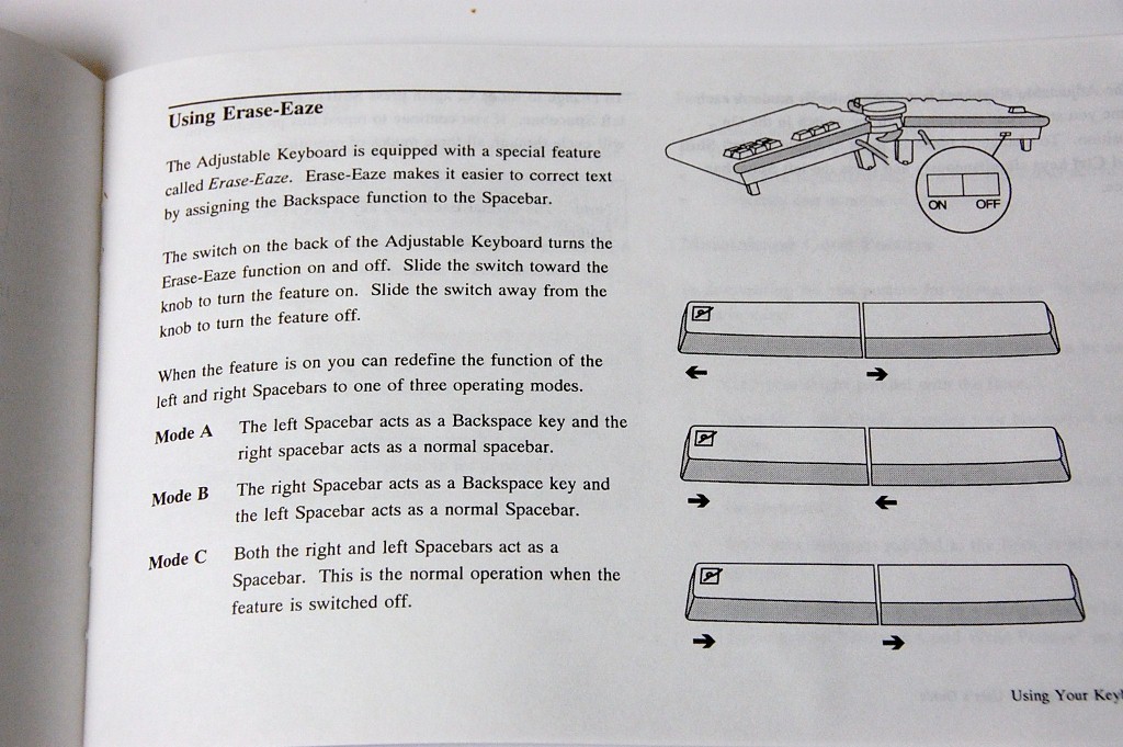 1994 Options for IBM model M15 (ergonomic) 13H6689 02 NOV 94 NEW ...