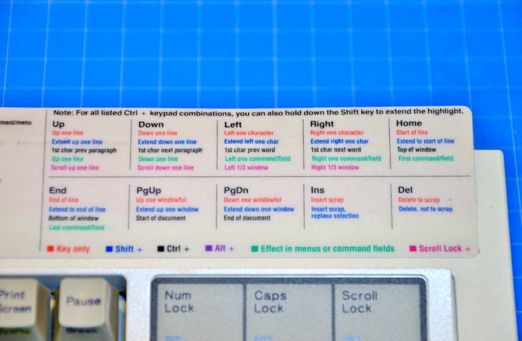 1990 IBM model M (1391401) Made by IBM 14 MAR 90 Microsoft Word ...
