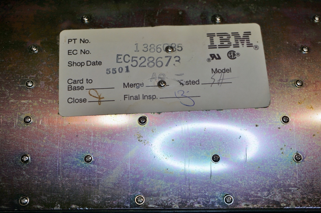 1986 IBM model M (1390131) Made by IBM 22 DEC 86 – ClickyKeyboards